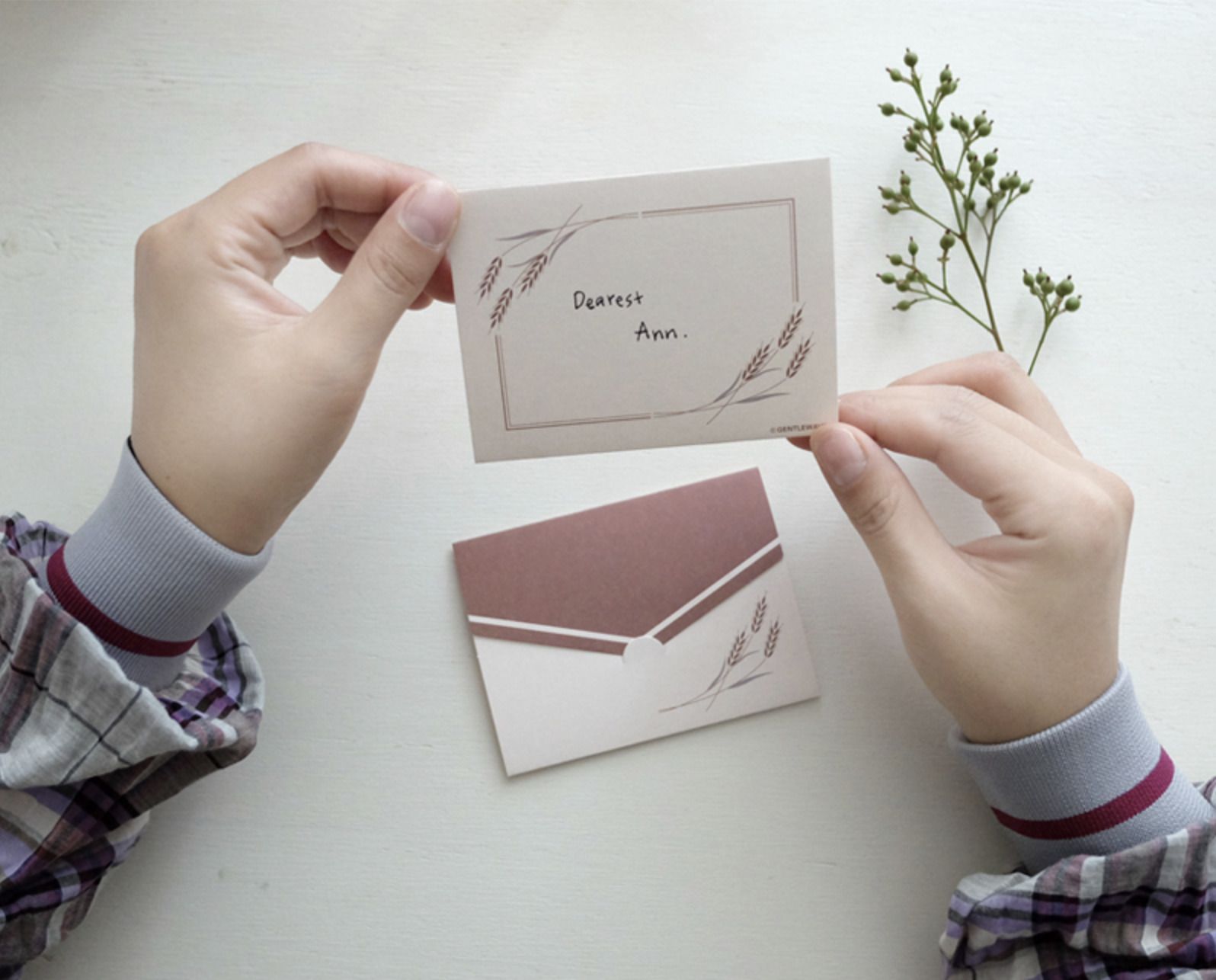 MochiThings: 2pcs Mini Pattern Envelope Card Set