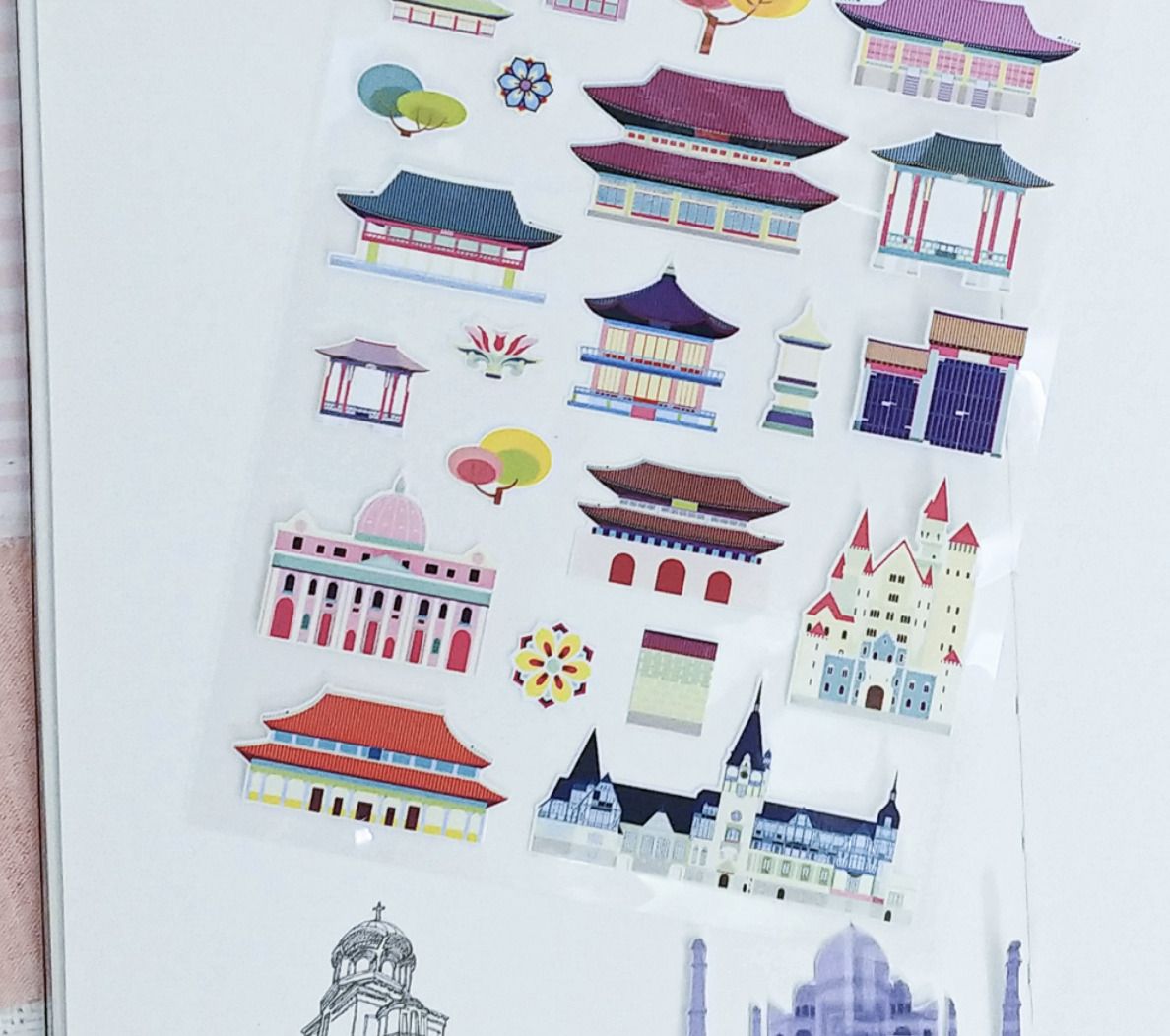 MochiThings: Famous Landmark Paper Sticker