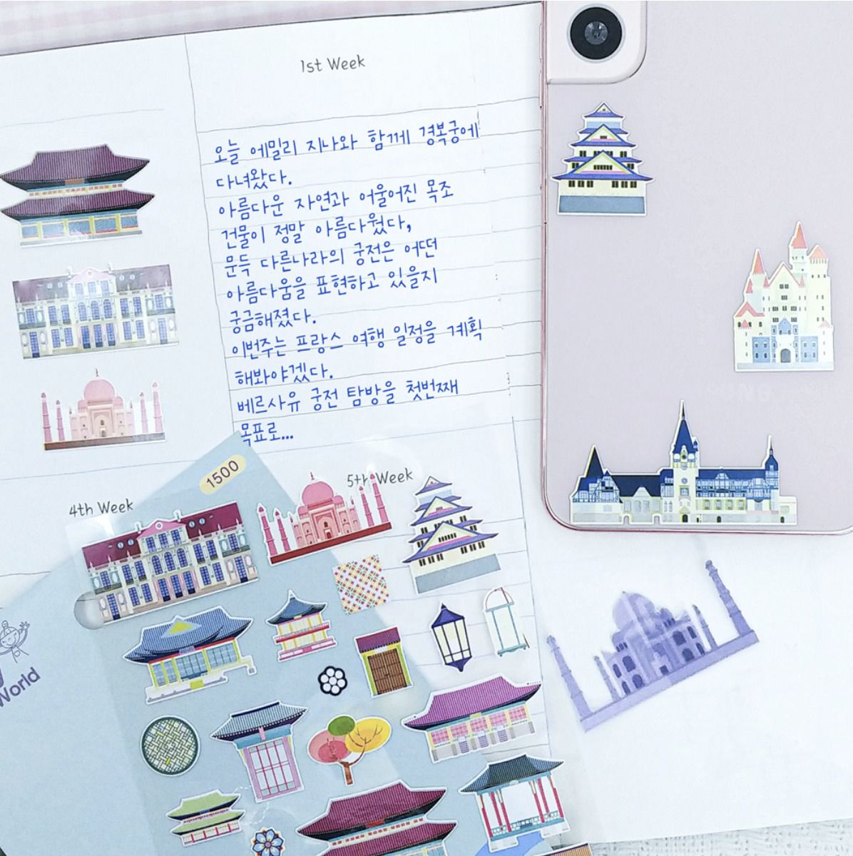 MochiThings: Famous Landmark Paper Sticker