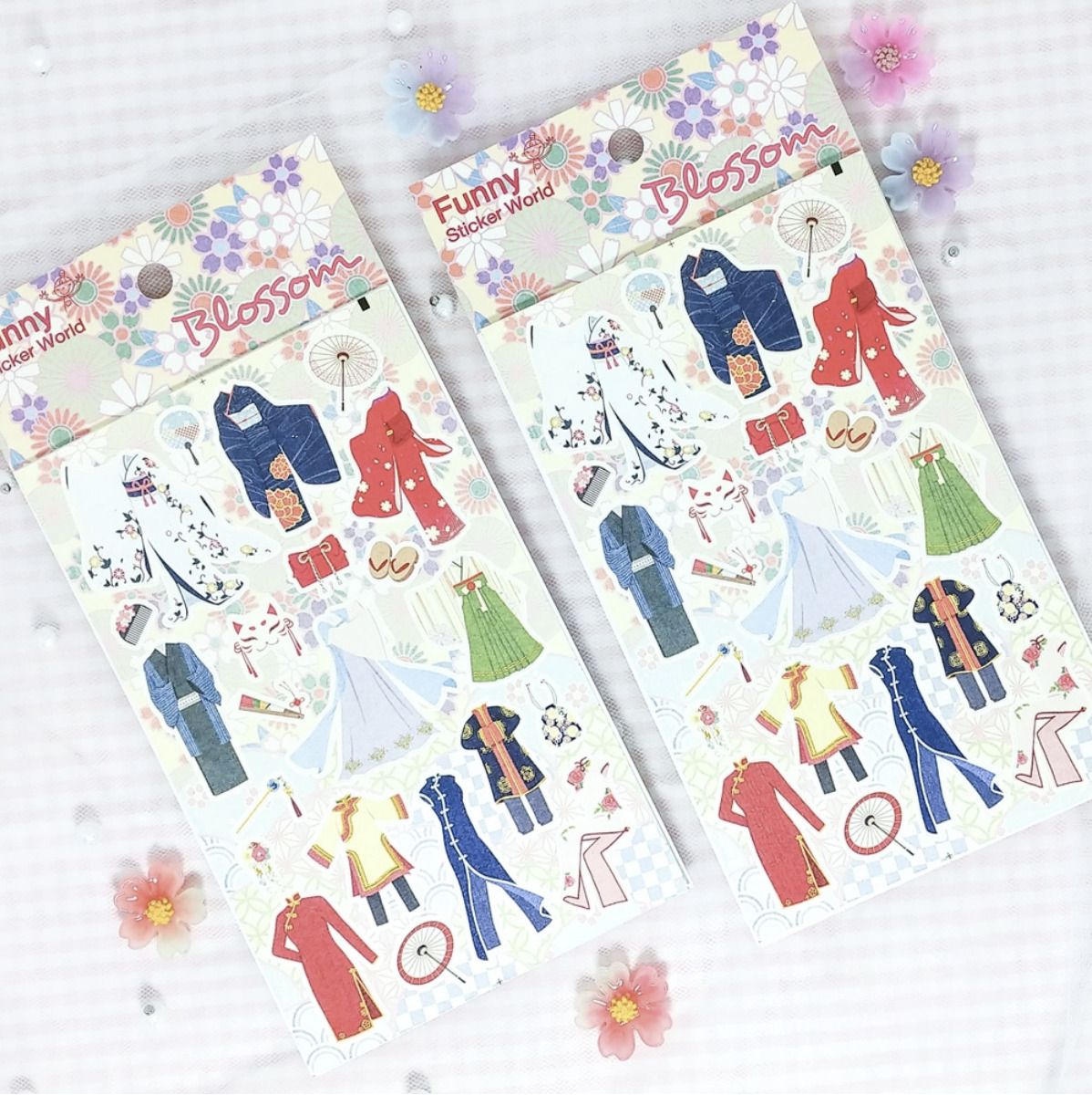 MochiThings: Blossom Traditional Clothing Paper Sticker