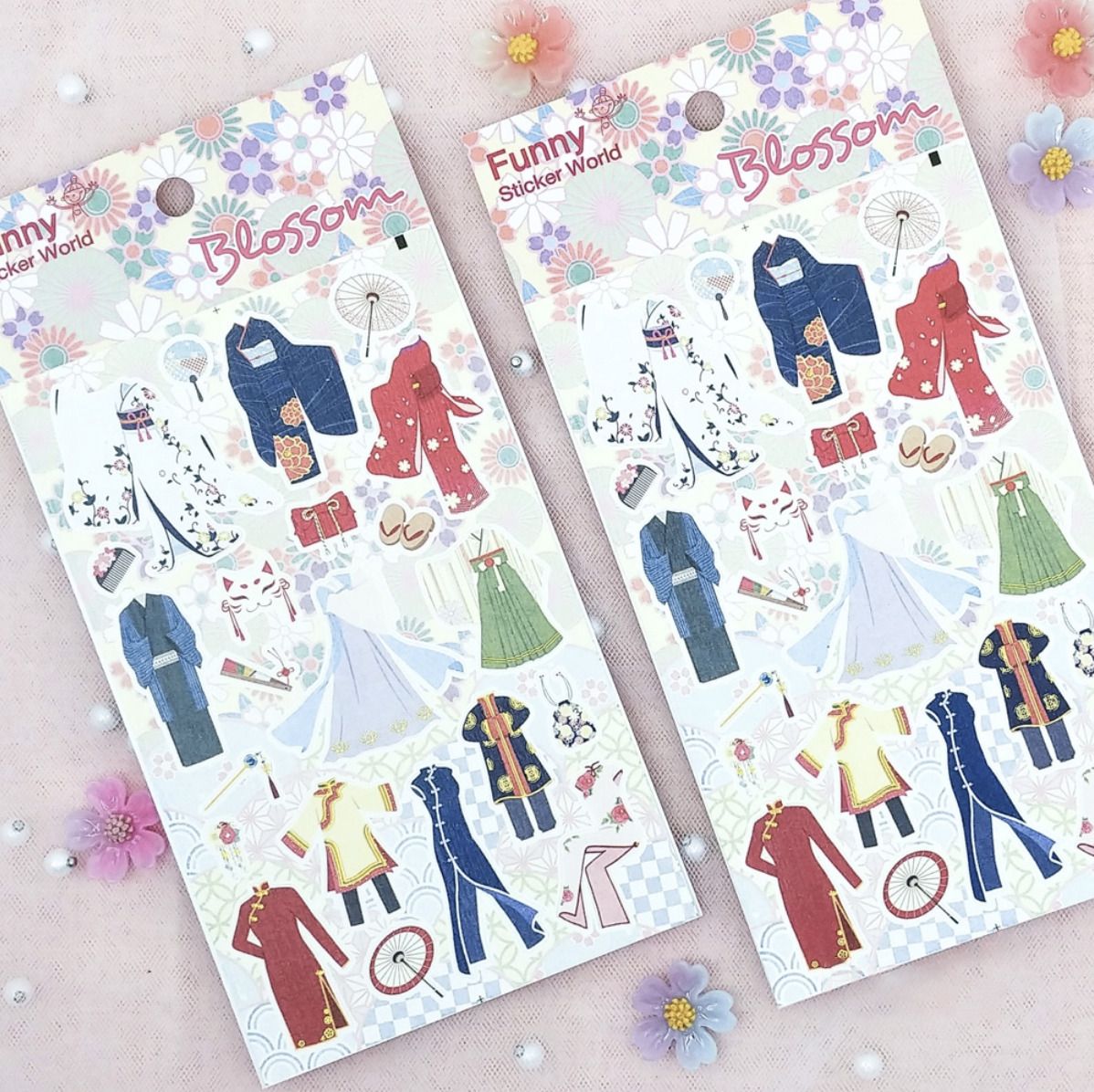 MochiThings: Blossom Traditional Clothing Paper Sticker
