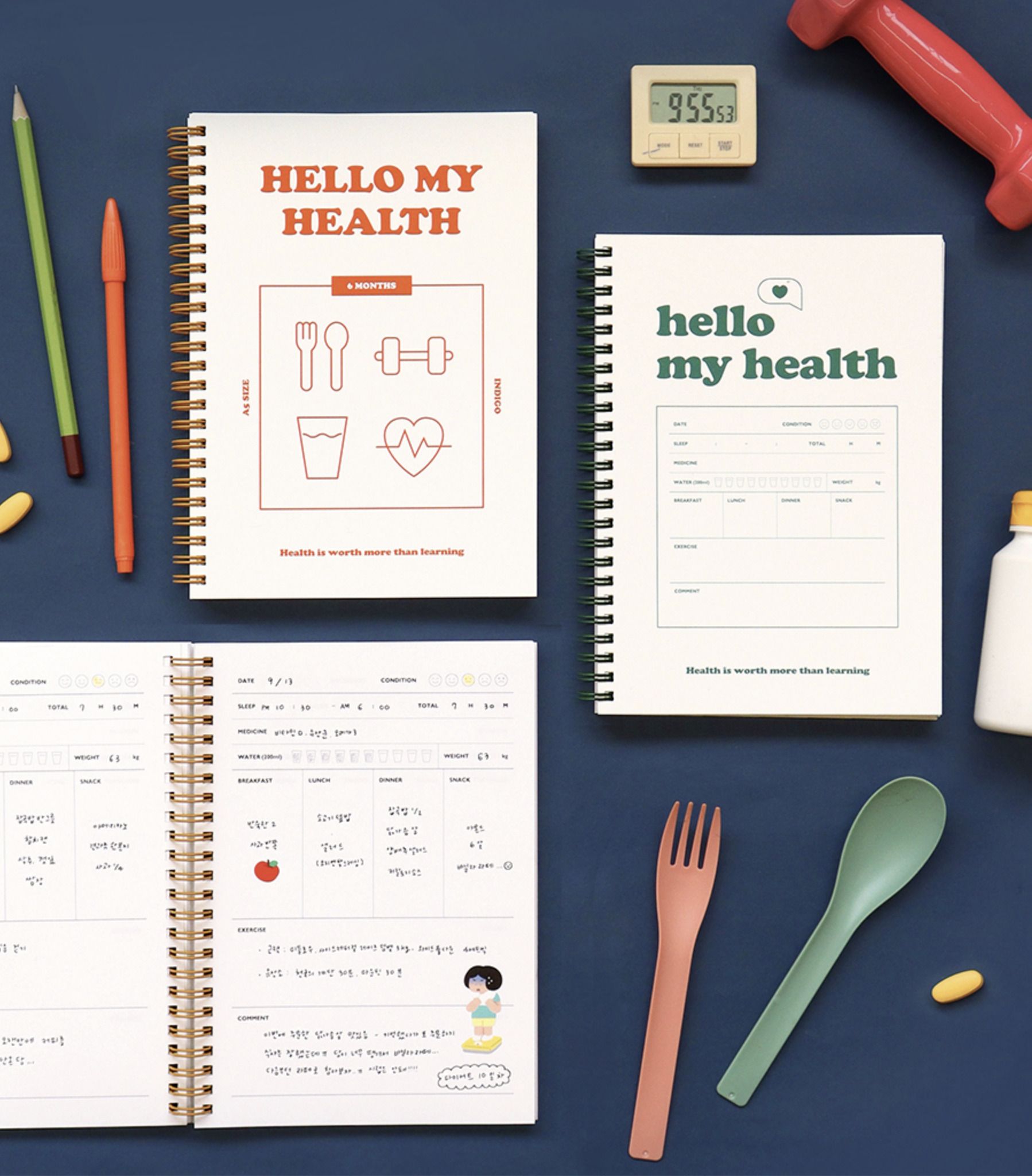 MochiThings: Hello My Health A5 Journal