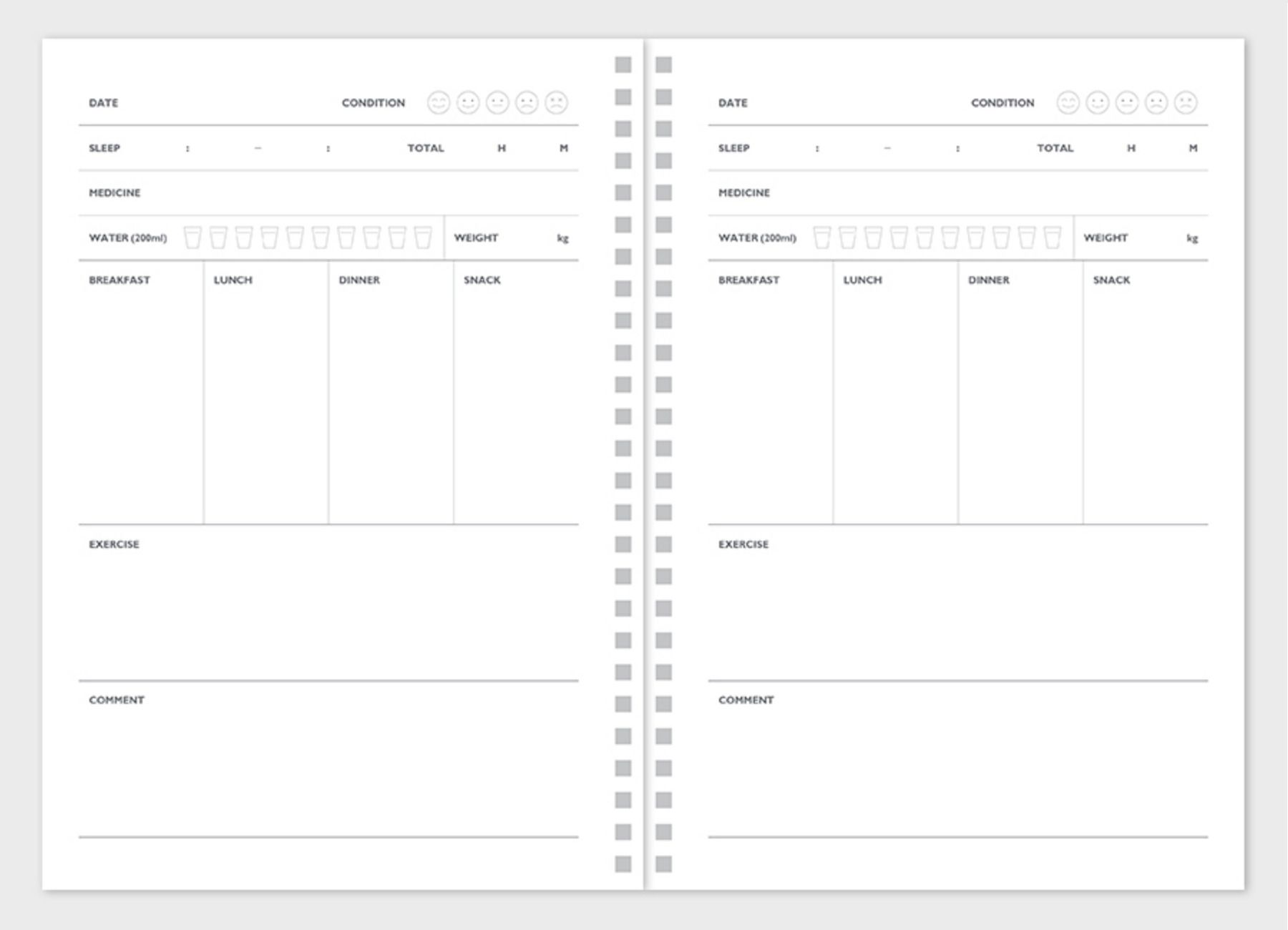MochiThings: Hello My Health A5 Journal