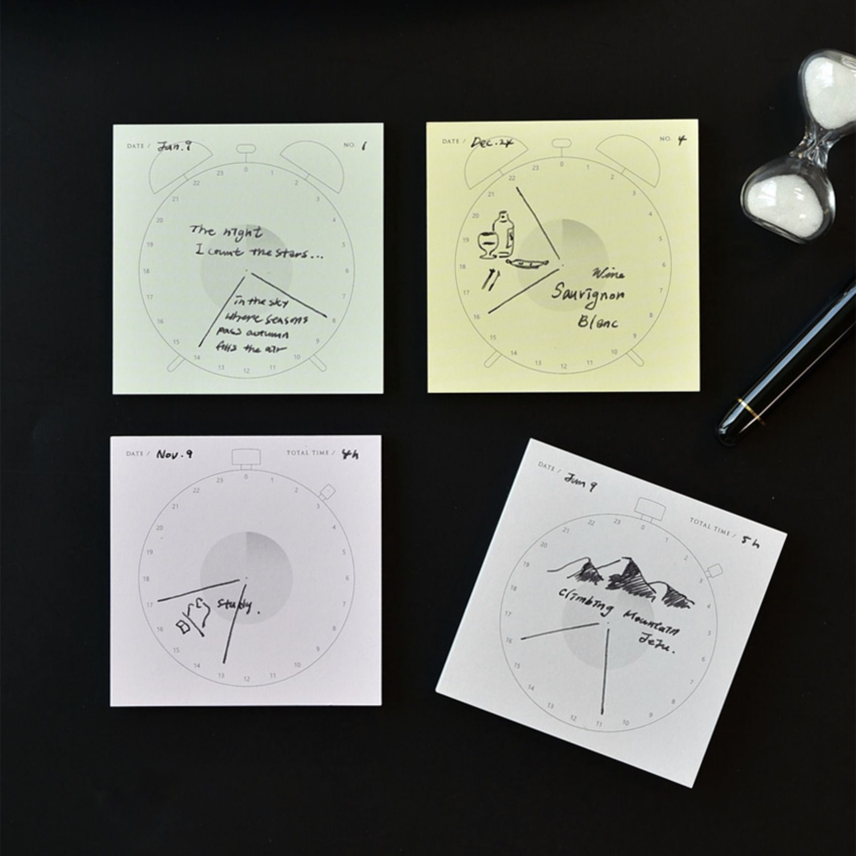 MochiThings: Alarm Sticky Time Note