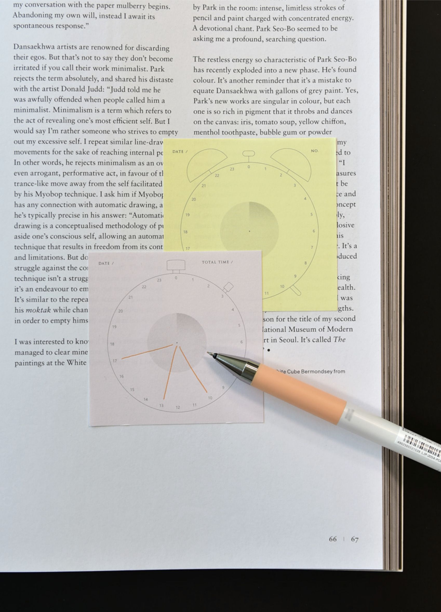 MochiThings: Alarm Sticky Time Note