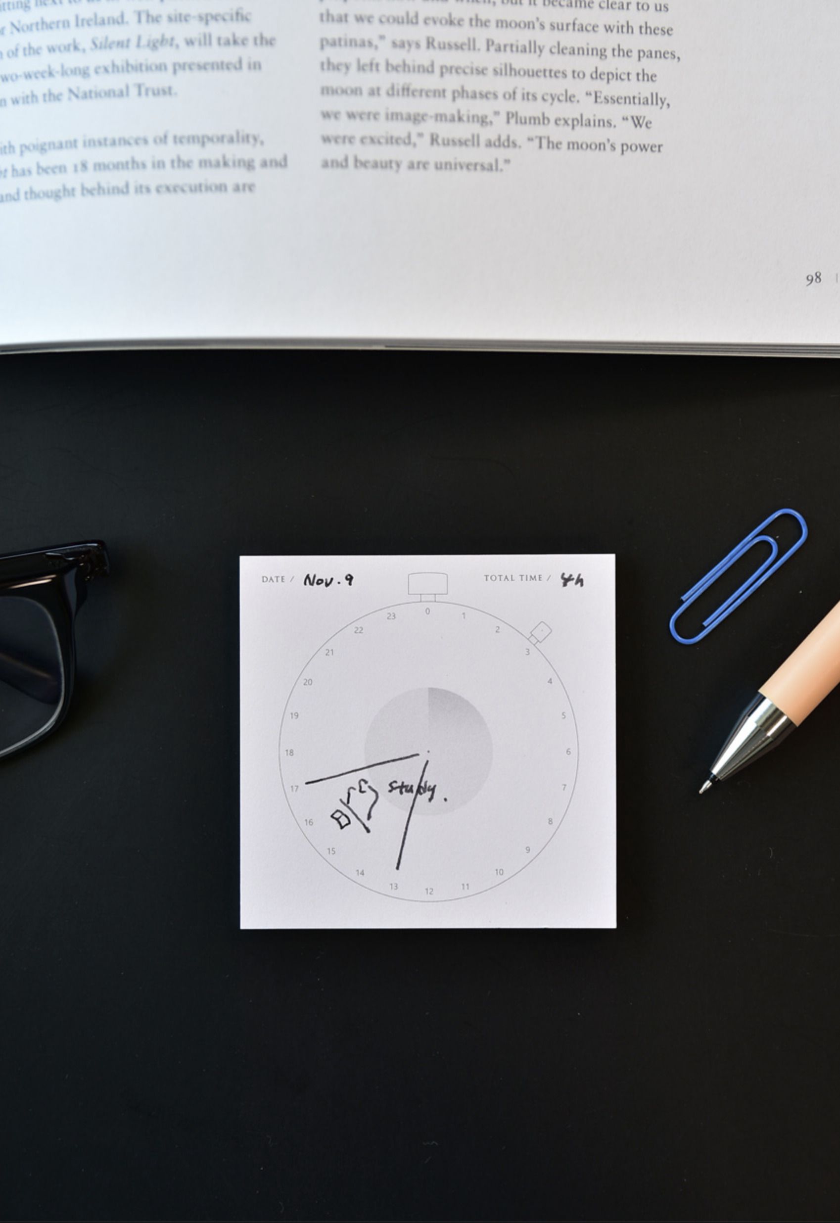 MochiThings: Alarm Sticky Time Note