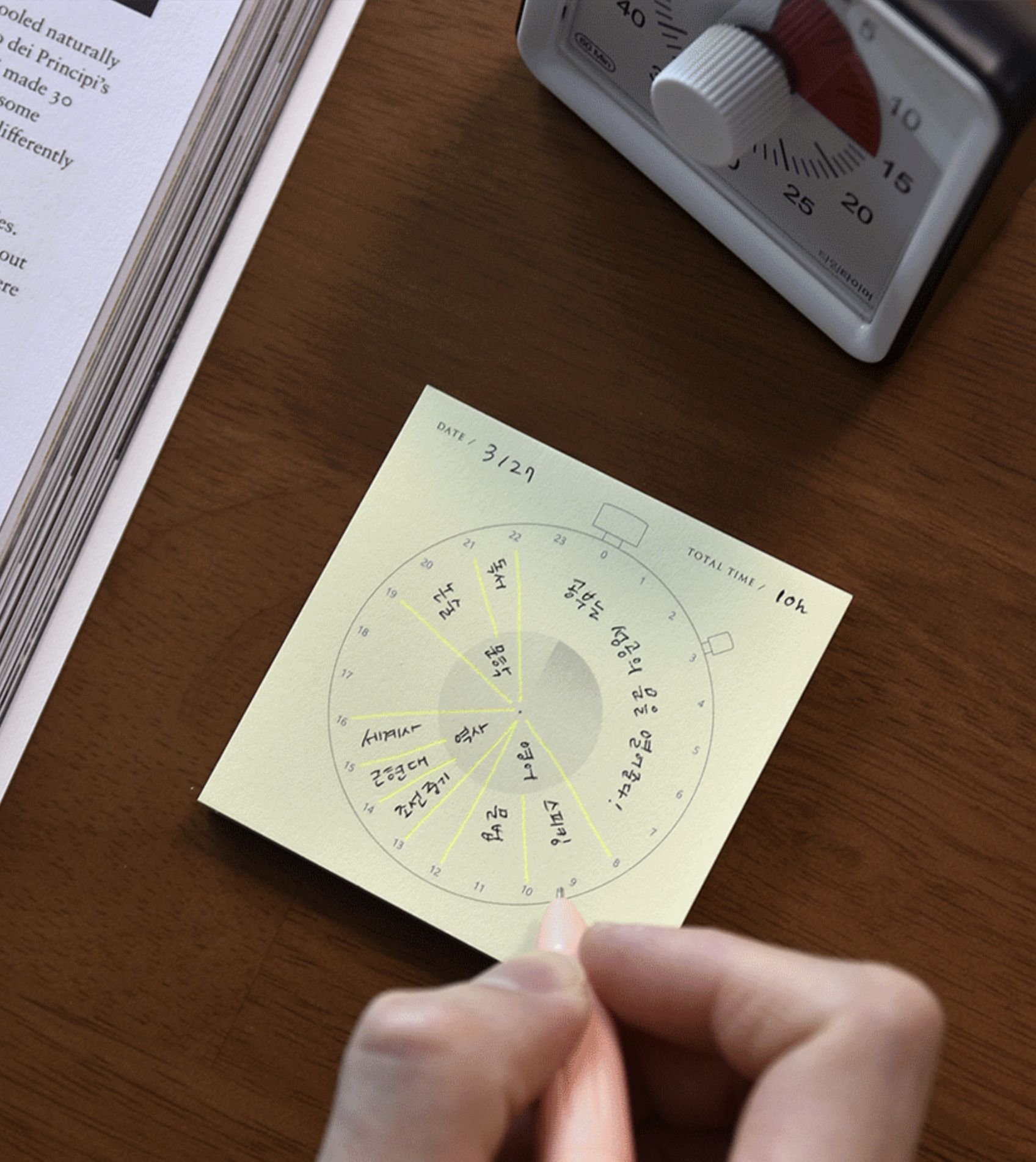 MochiThings: Alarm Sticky Time Note