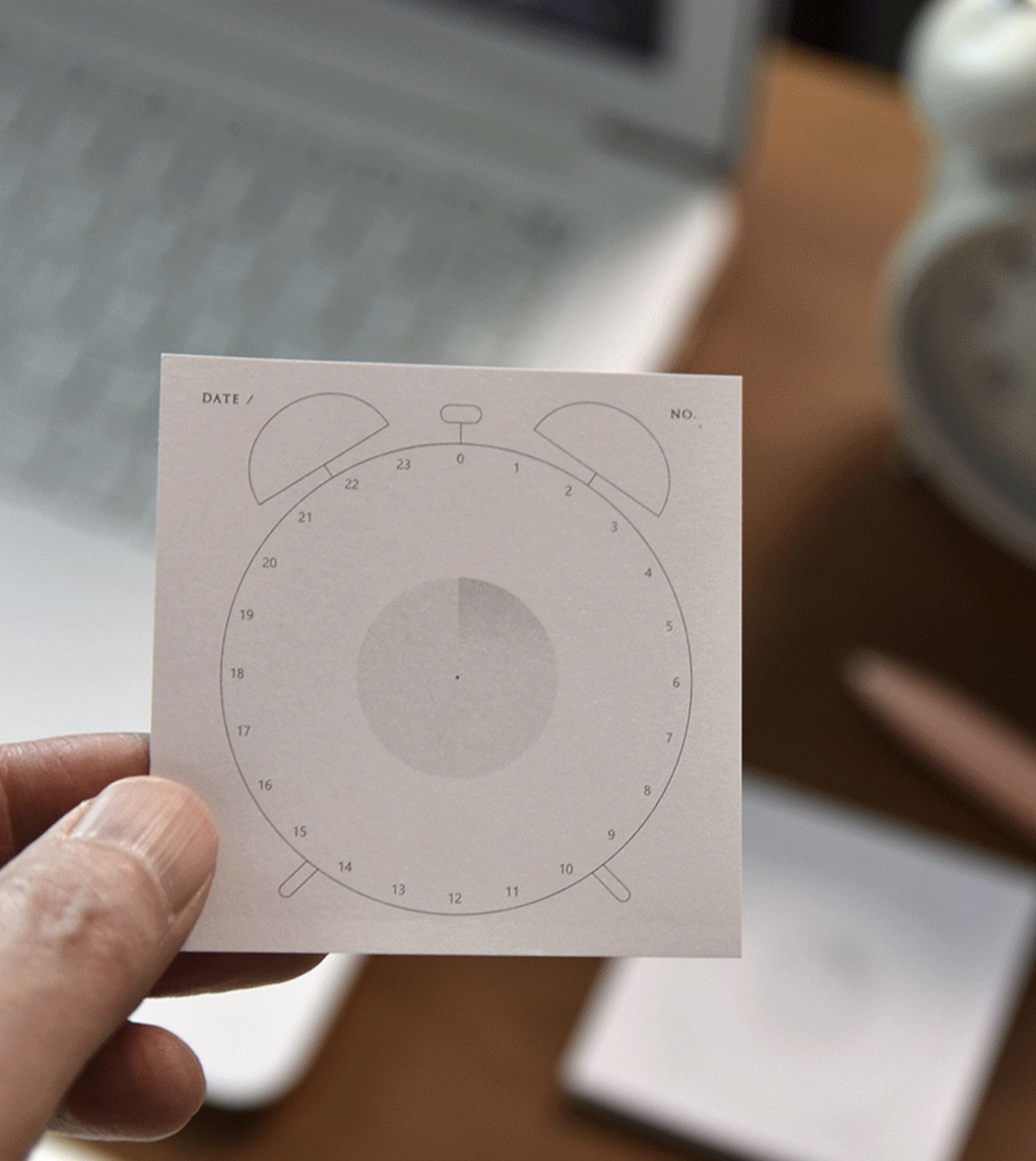 MochiThings: Alarm Sticky Time Note