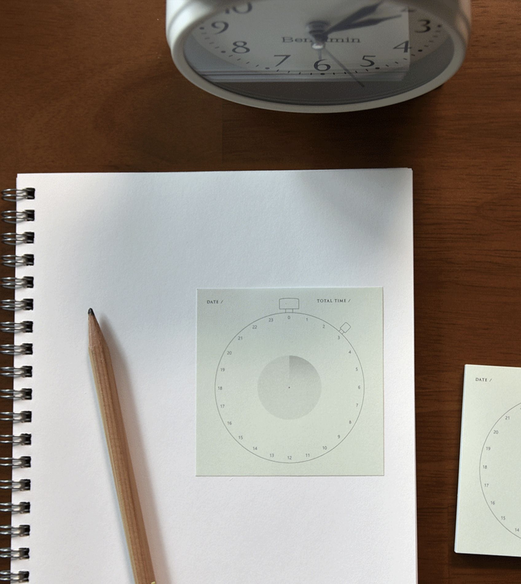 MochiThings: Alarm Sticky Time Note