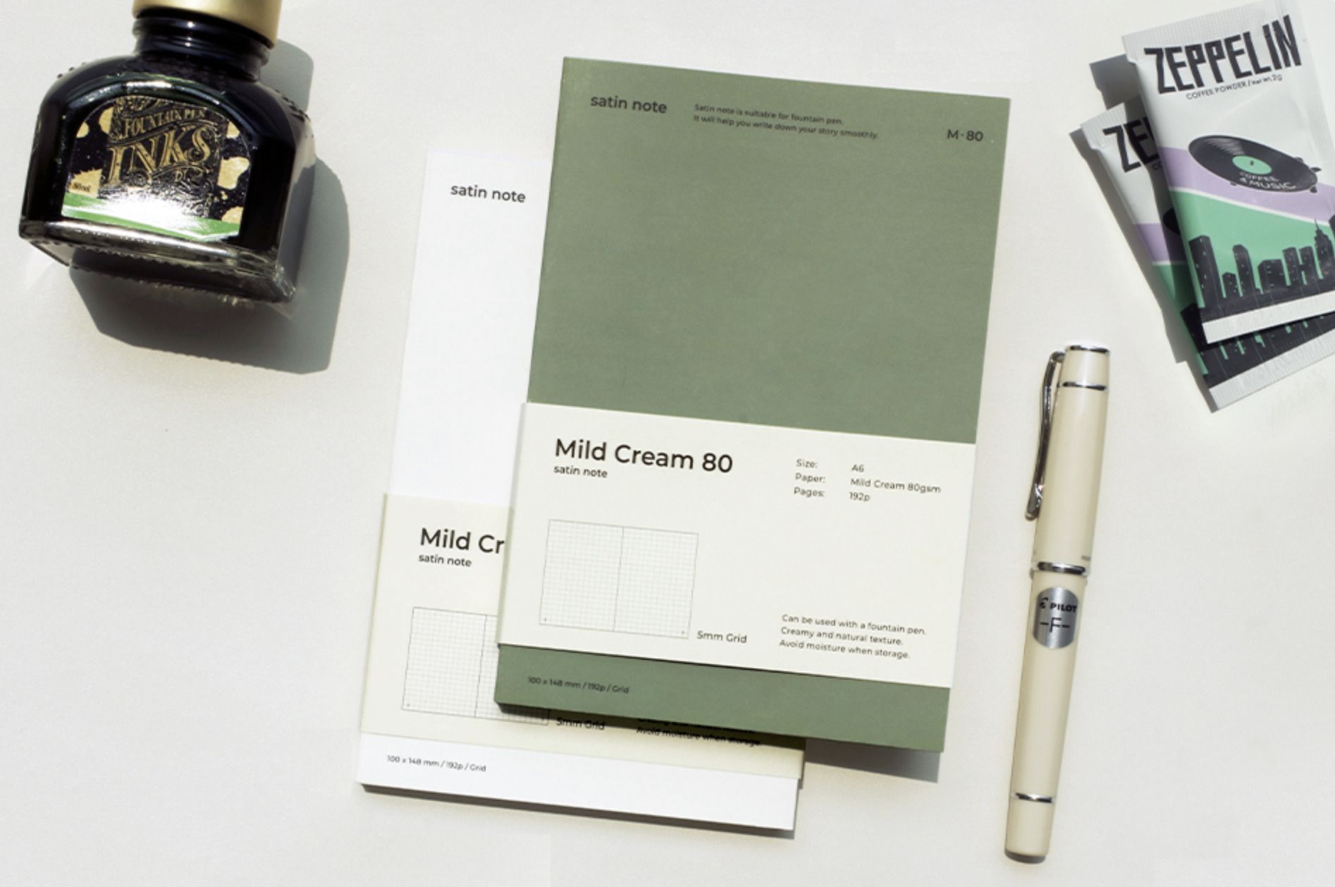 MochiThings: Satin M80 A6 Fountain Friendly Notebook