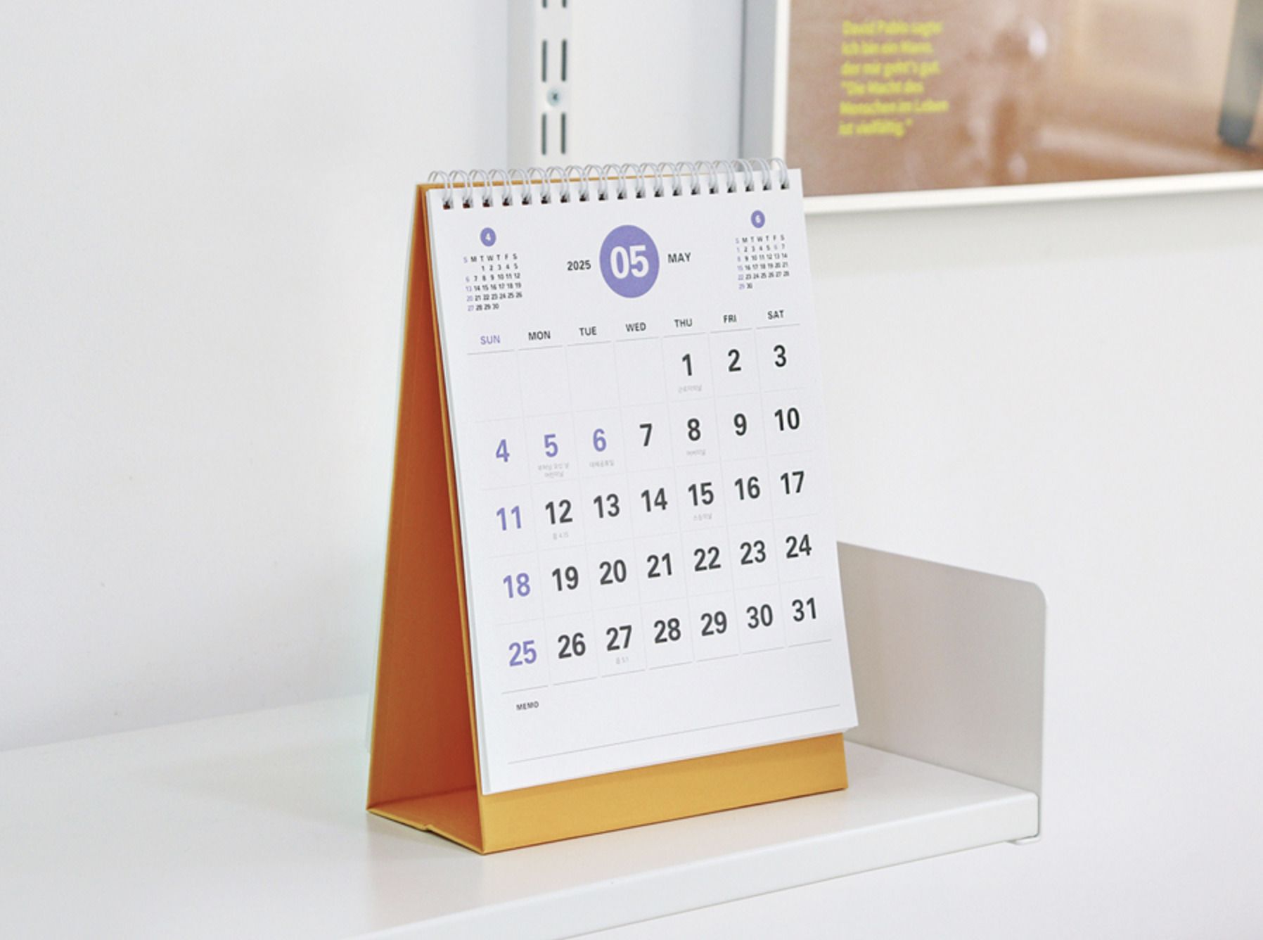 MochiThings: 2025 Small Prism Desk Calendar