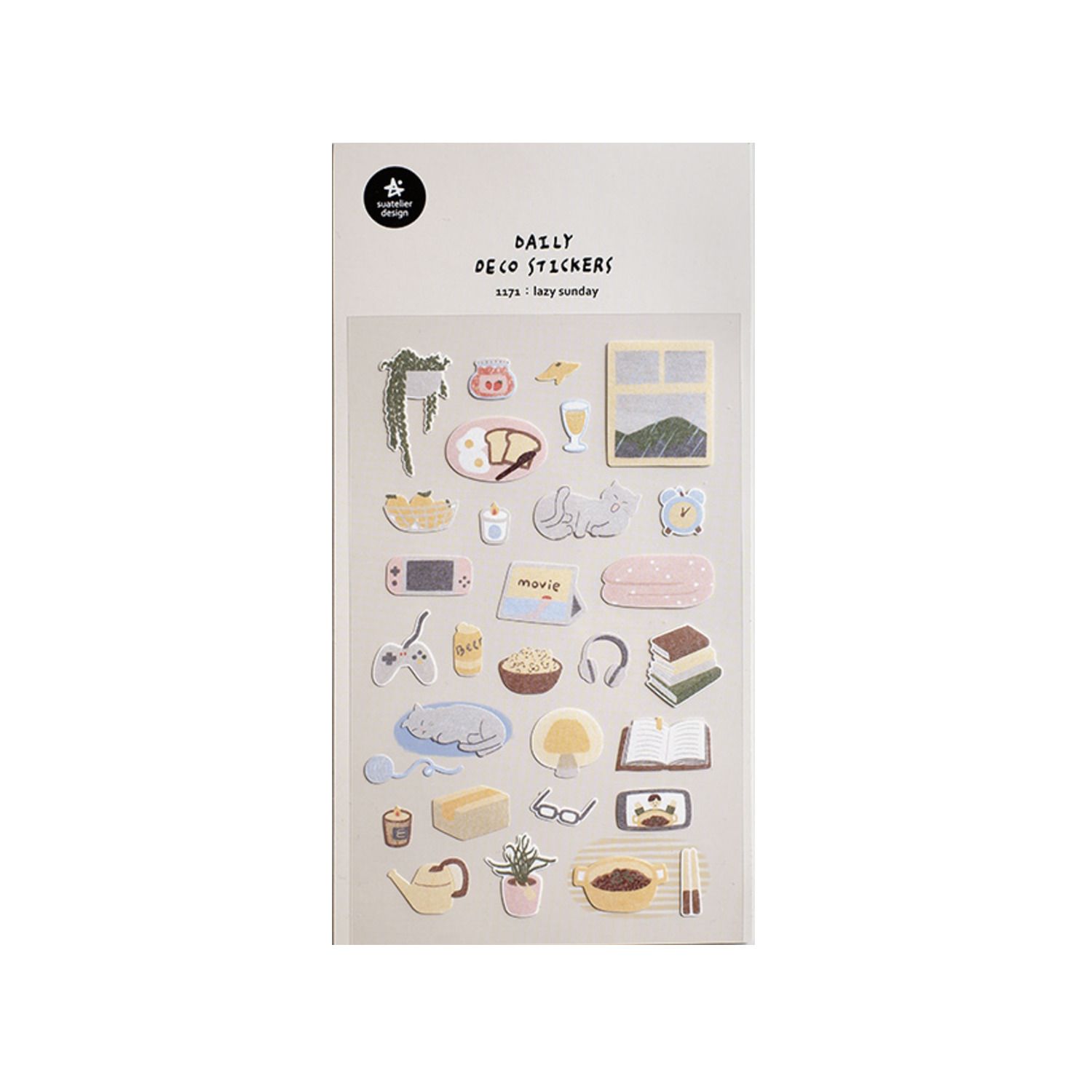 MochiThings: Lazy Sunday Deco Sticker