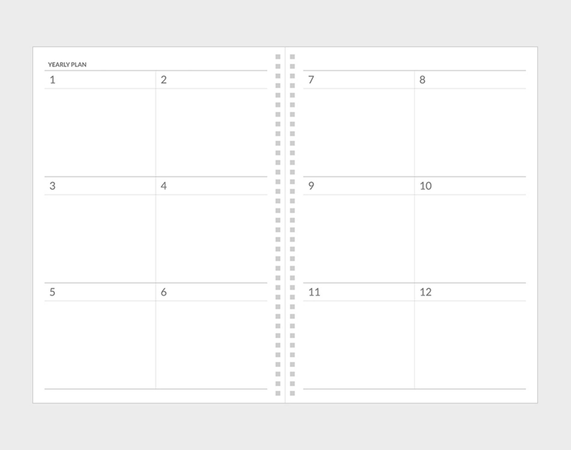 MochiThings: 2025 Large A4 Monthly Planner