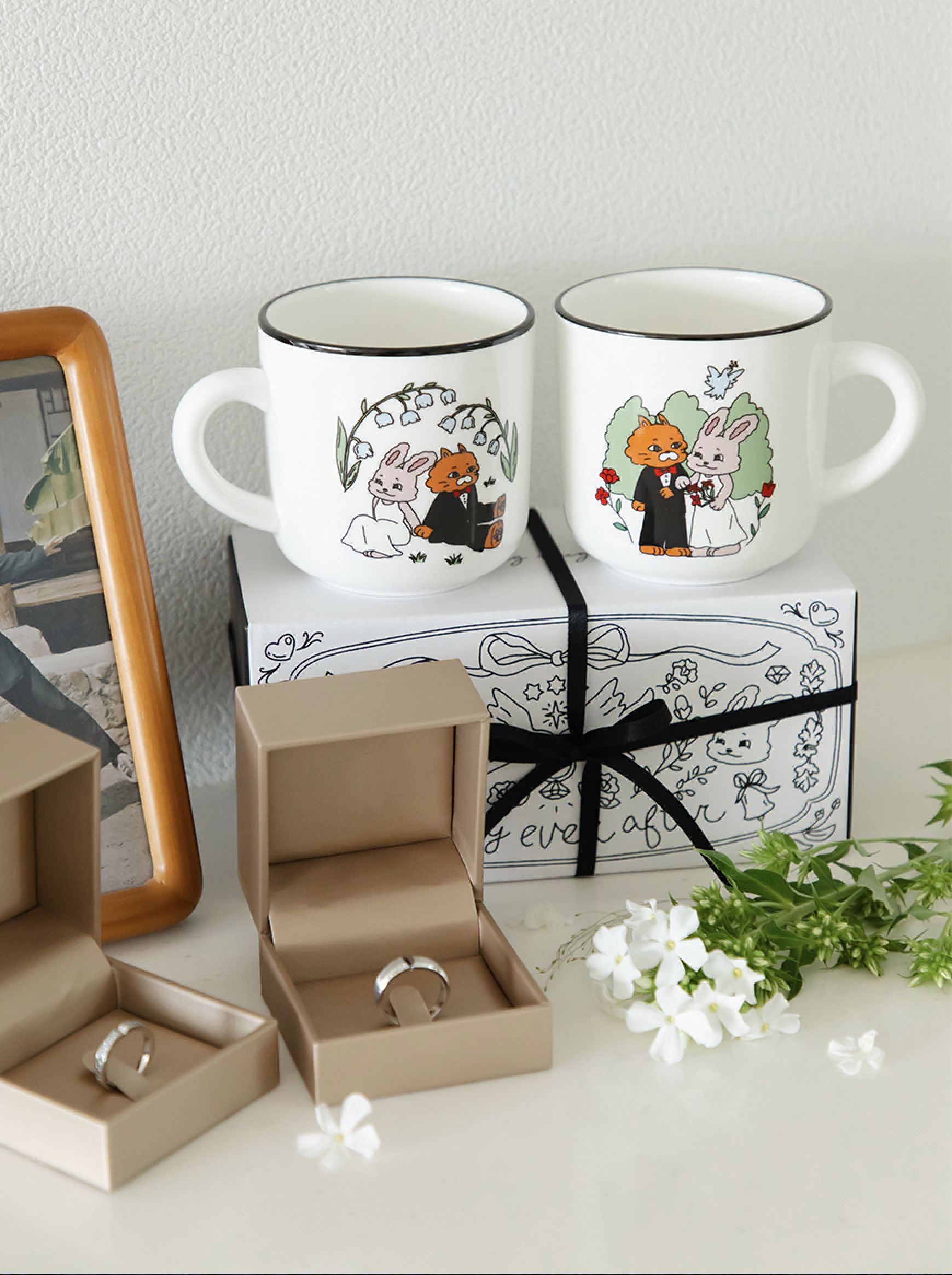 MochiThings: 2pcs Wedding Mug Set
