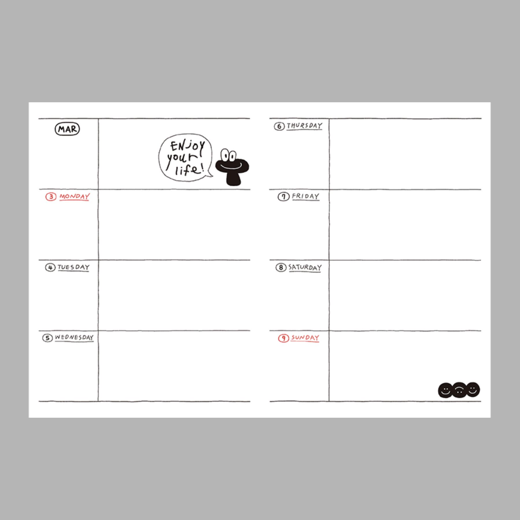 MochiThings: 2025 Doodle Diary Planner