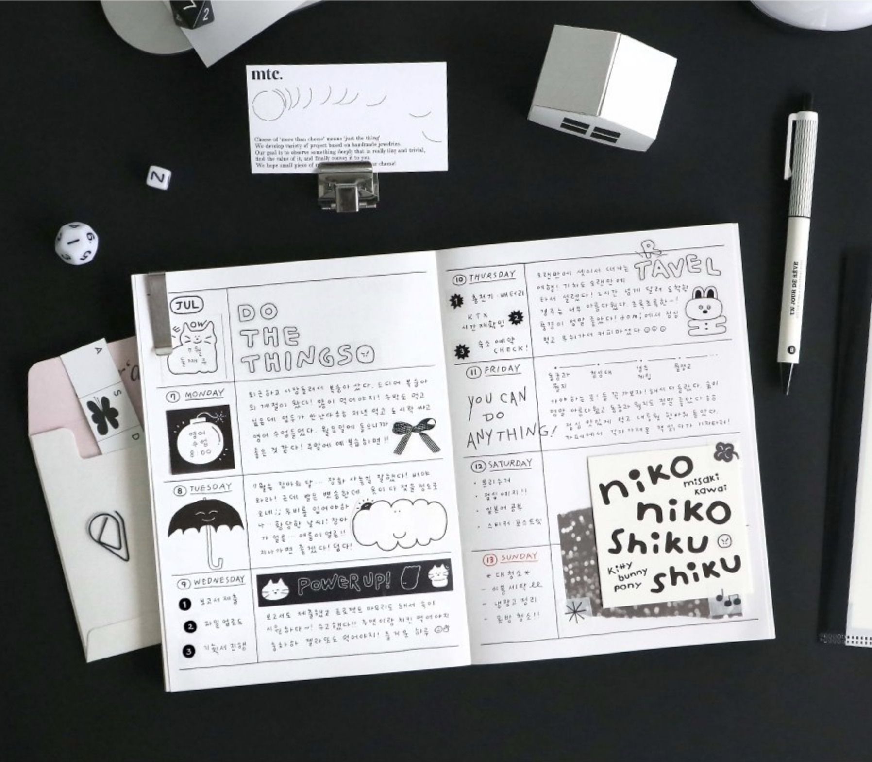 MochiThings: 2025 Doodle Diary Planner