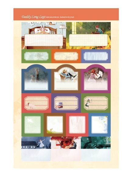 MochiThings: Daddy Long Legs Deco Sticker Set