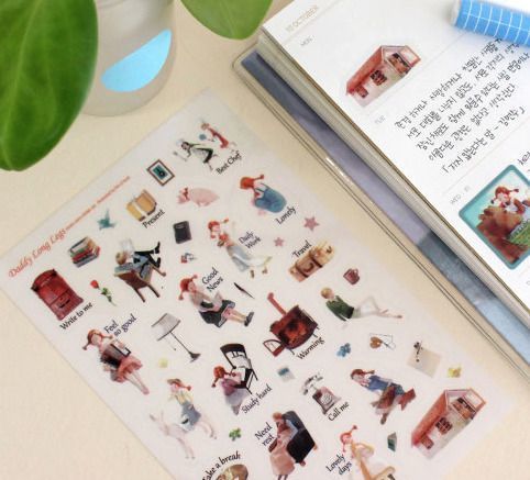 MochiThings: Daddy Long Legs Deco Sticker Set