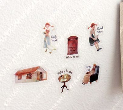 MochiThings: Daddy Long Legs Deco Sticker Set