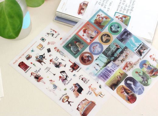MochiThings: Daddy Long Legs Deco Sticker Set