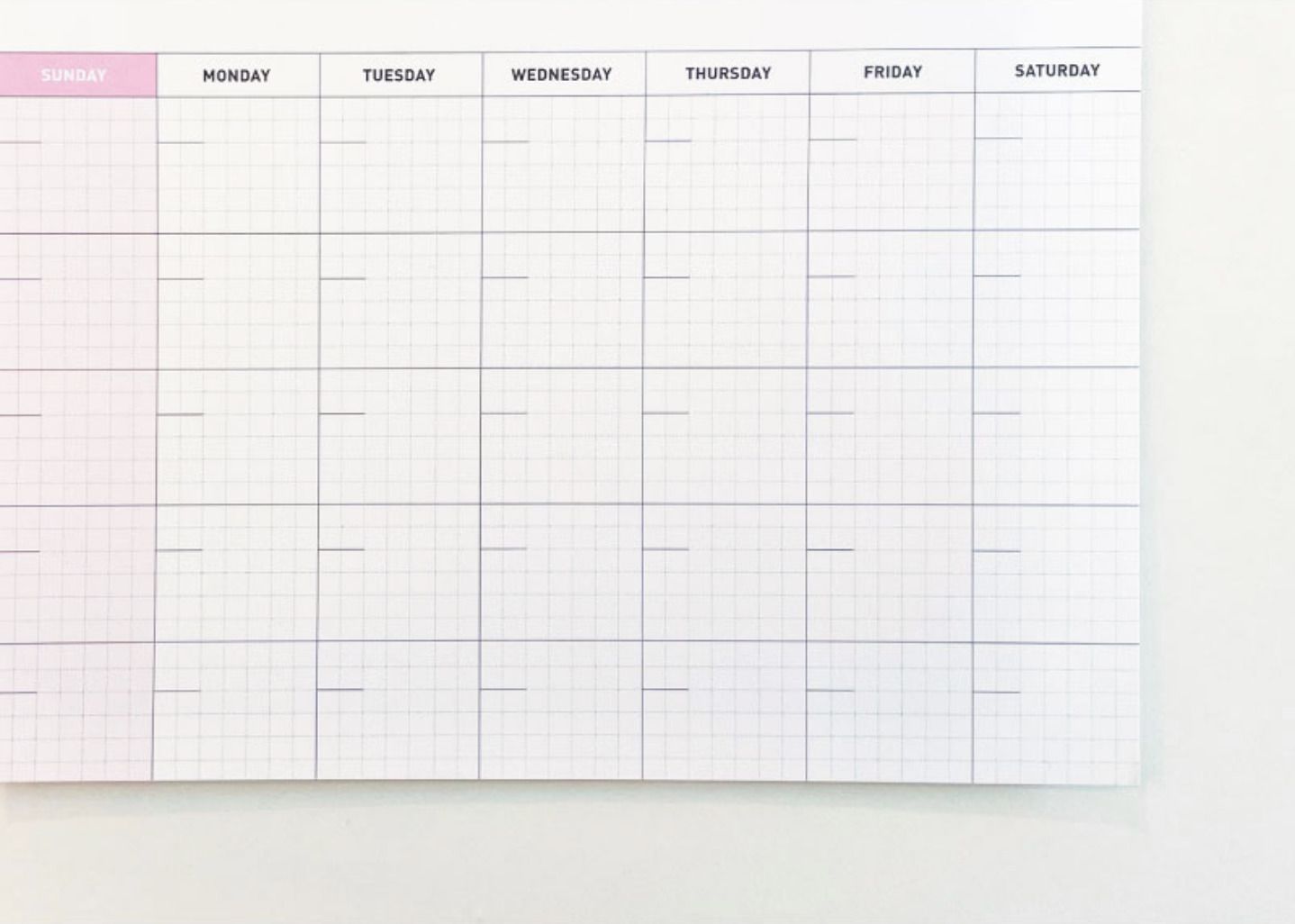 MochiThings: Dateless A5 Monthly Desk Pad Refill