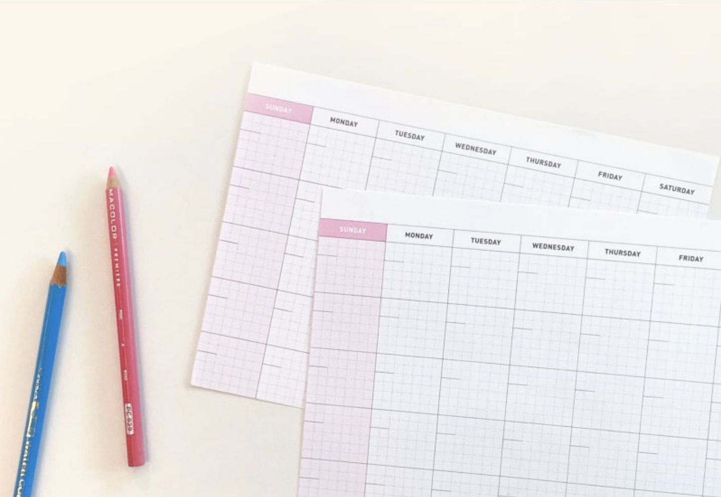 MochiThings: Dateless A5 Monthly Desk Pad Refill