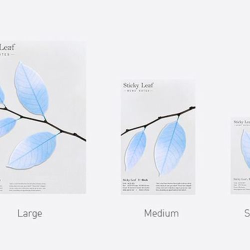 MochiThings: Small Birch Leaf Tracing Sticky Note