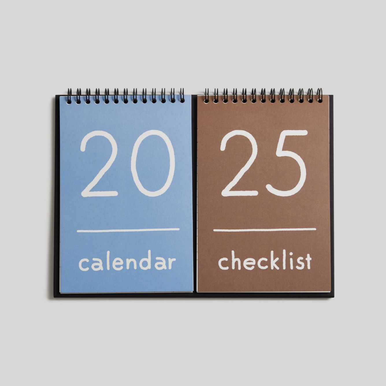 MochiThings: 2025 Dual Desk Checklist Calendar