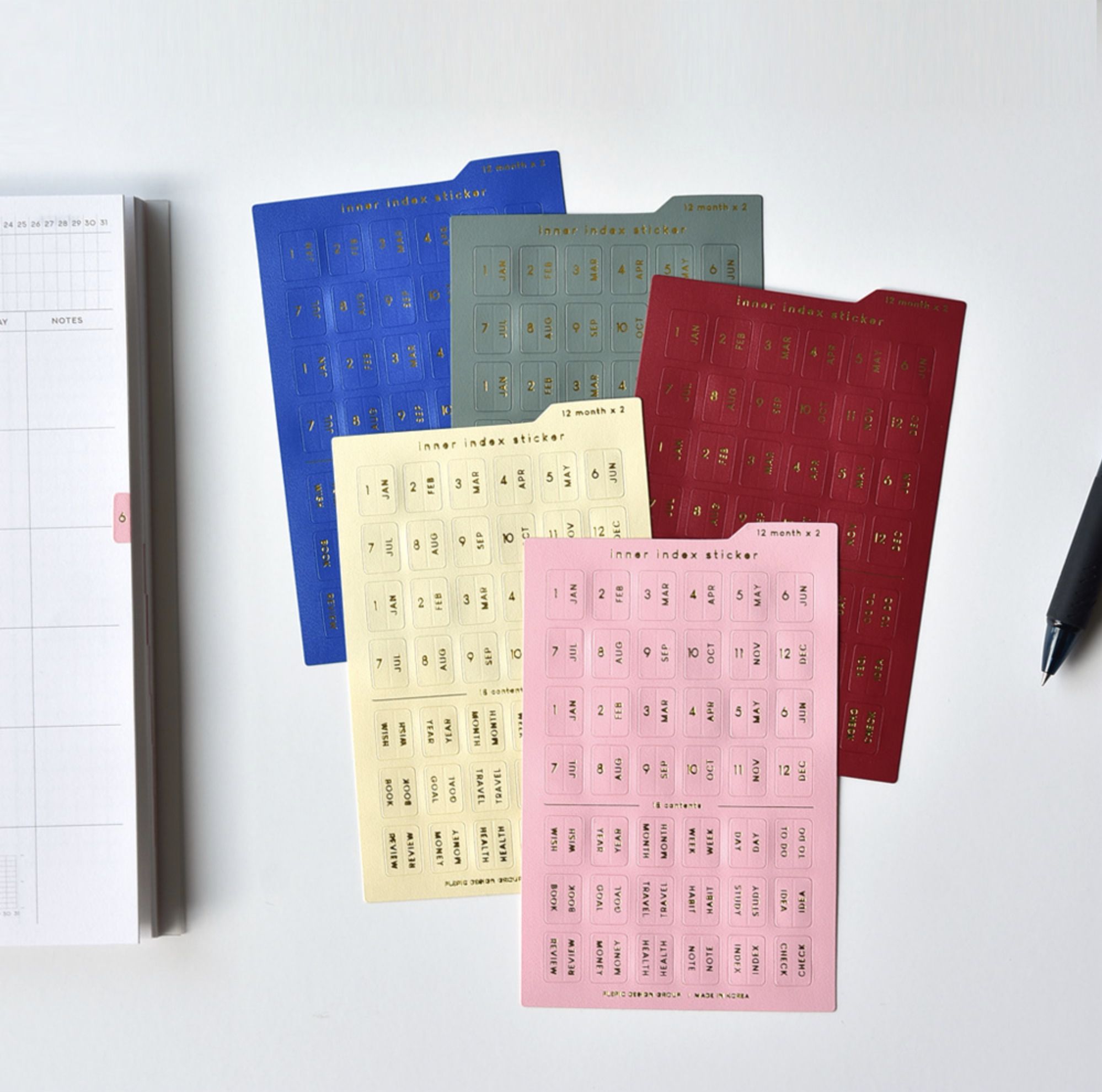 MochiThings: Inner Leather Index Sticker