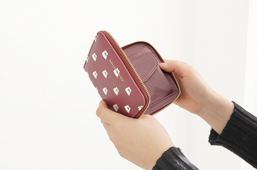 MochiThings: Small Ghost Pop Wallet