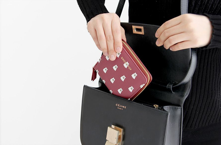 MochiThings: Small Ghost Pop Wallet