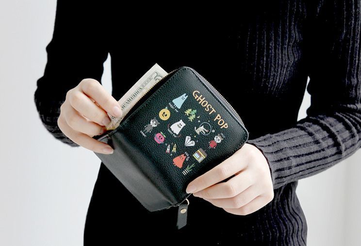 MochiThings: Small Ghost Pop Wallet