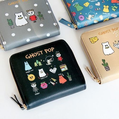 MochiThings: Small Ghost Pop Wallet