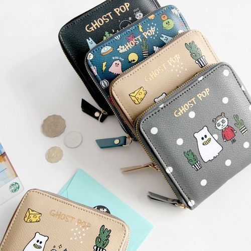 MochiThings: Small Ghost Pop Wallet