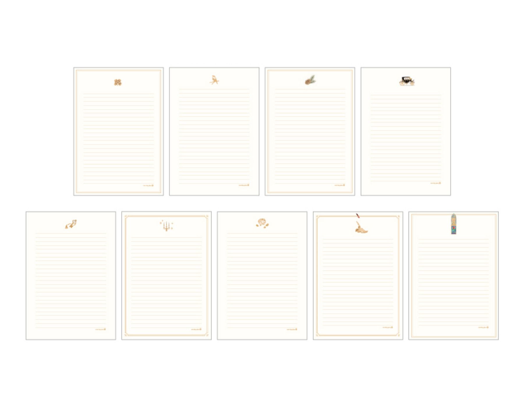 MochiThings: Classic Emblem Letter Notepad