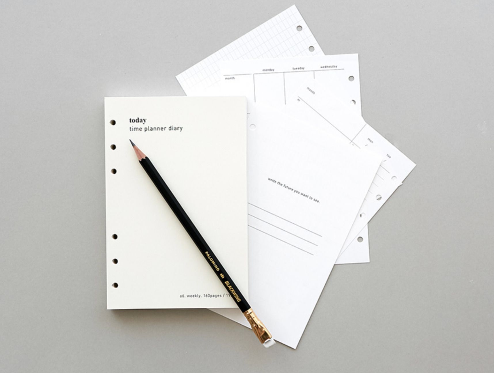 MochiThings: Time Tracking 6 Ring A6 Planner Refill