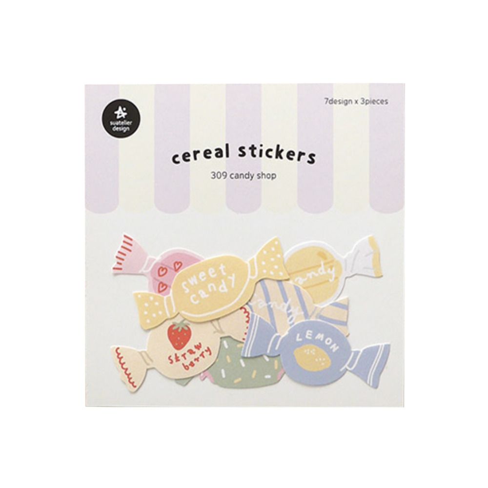 MochiThings: 21pcs Candy Cereal Sticker Set