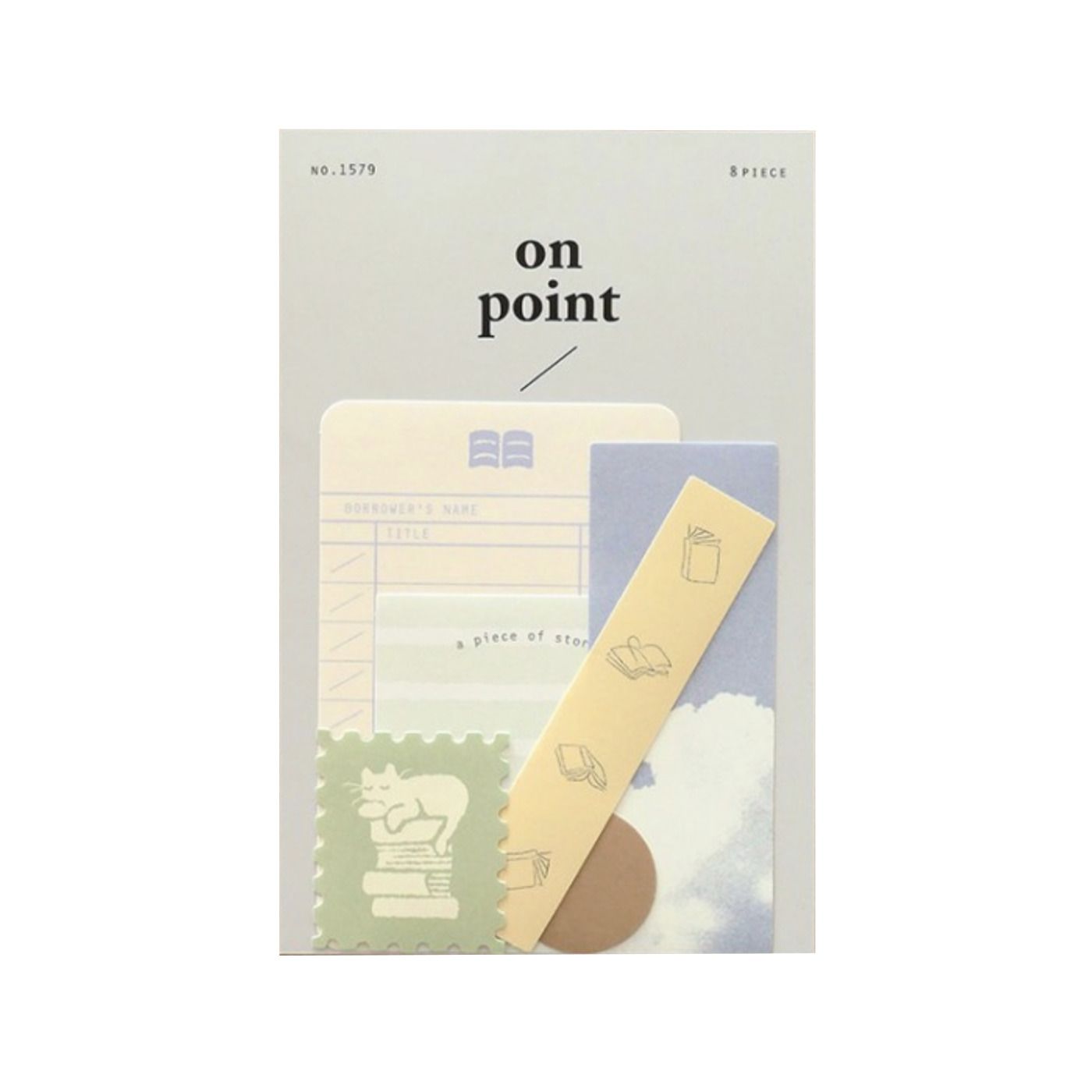 MochiThings: 8pcs Book On Point Sticker Set