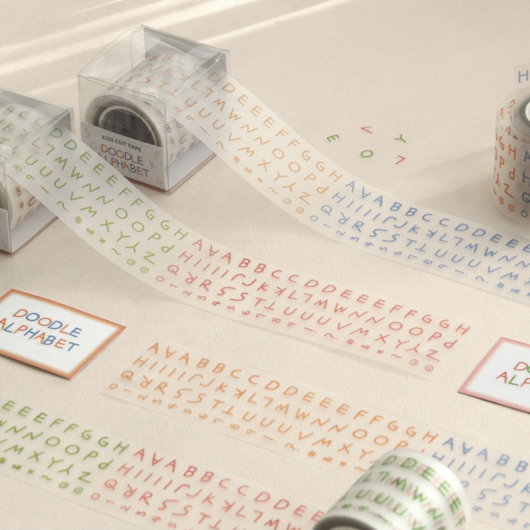 MochiThings: Doodle Alphabet Kiss Cut Deco Tape