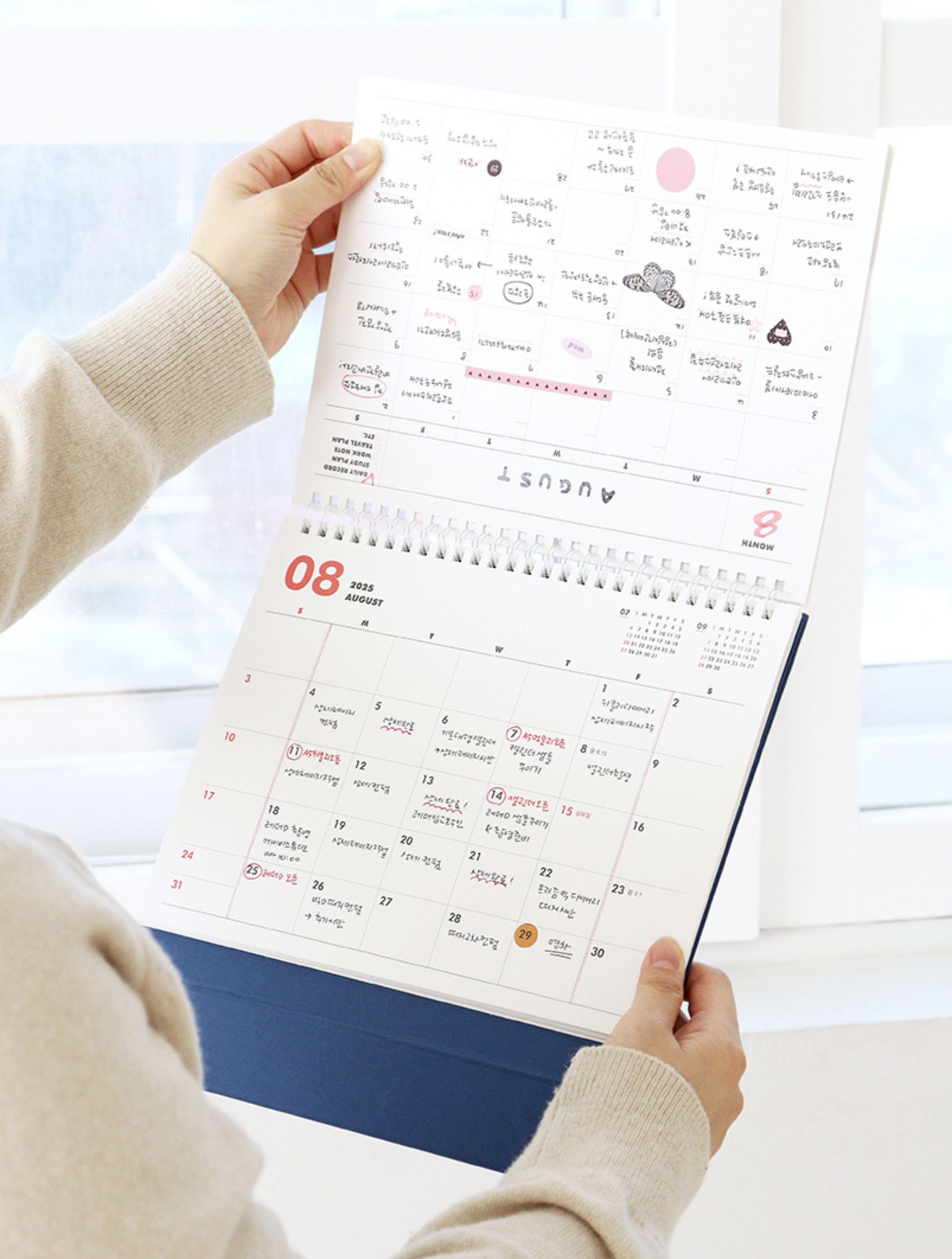 MochiThings: 2025-2026 Basic Desk Calendar