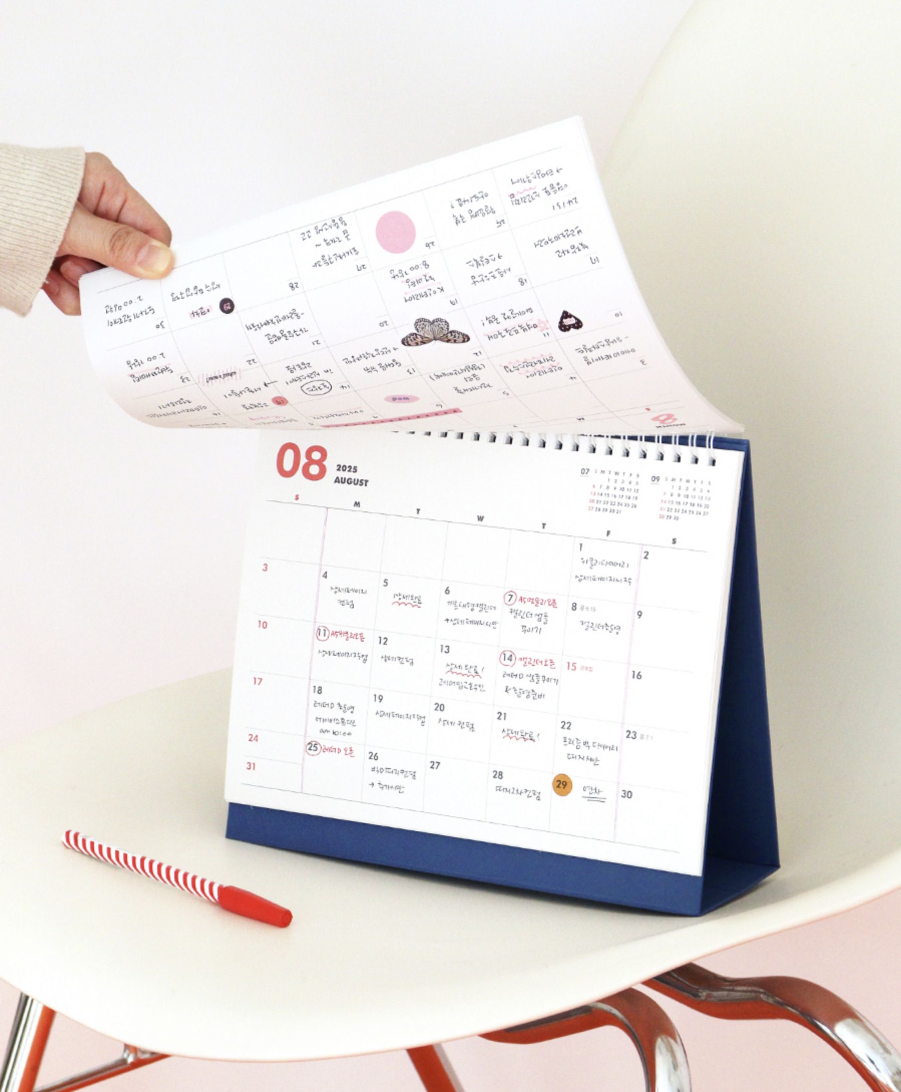 MochiThings: 2025-2026 Basic Desk Calendar