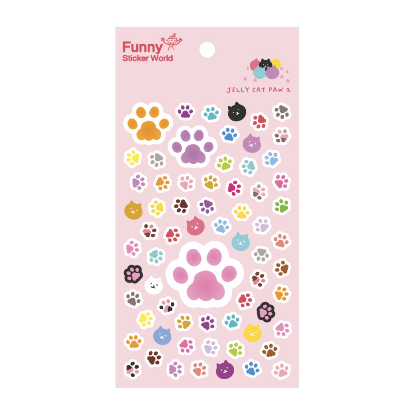 MochiThings: Jelly Cat Paw Puffy Sticker v2