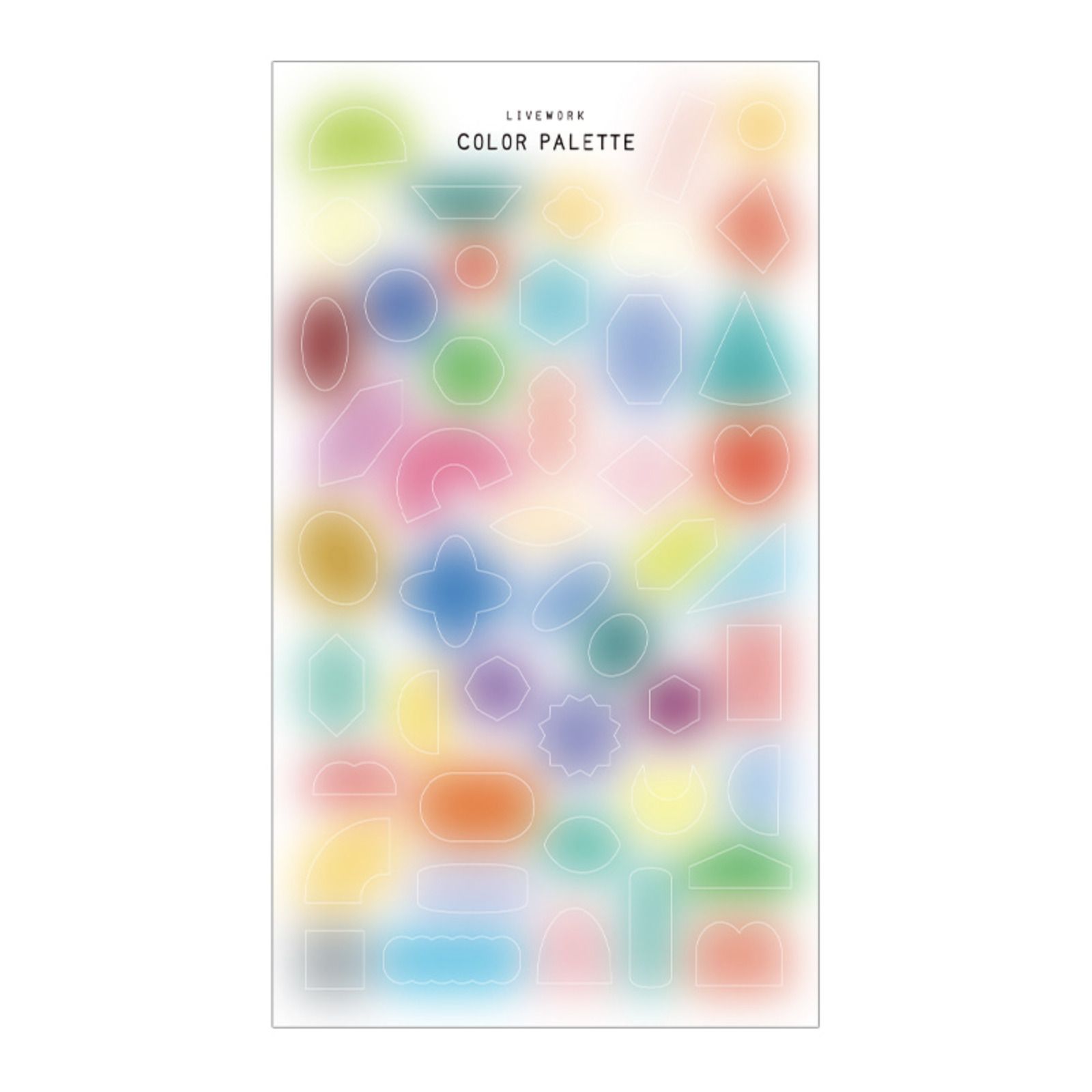MochiThings: 2pcs Blur Color Palette Sticker Set