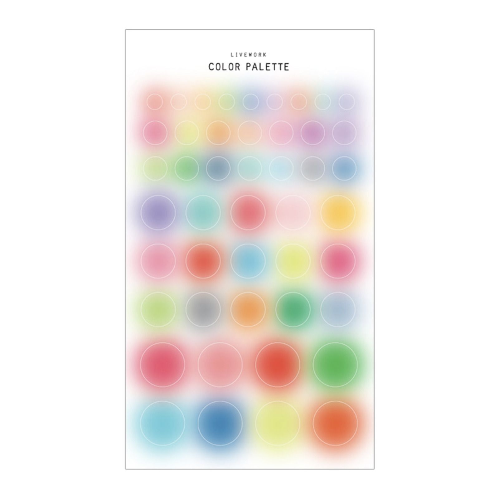 MochiThings: 2pcs Blur Color Palette Sticker Set