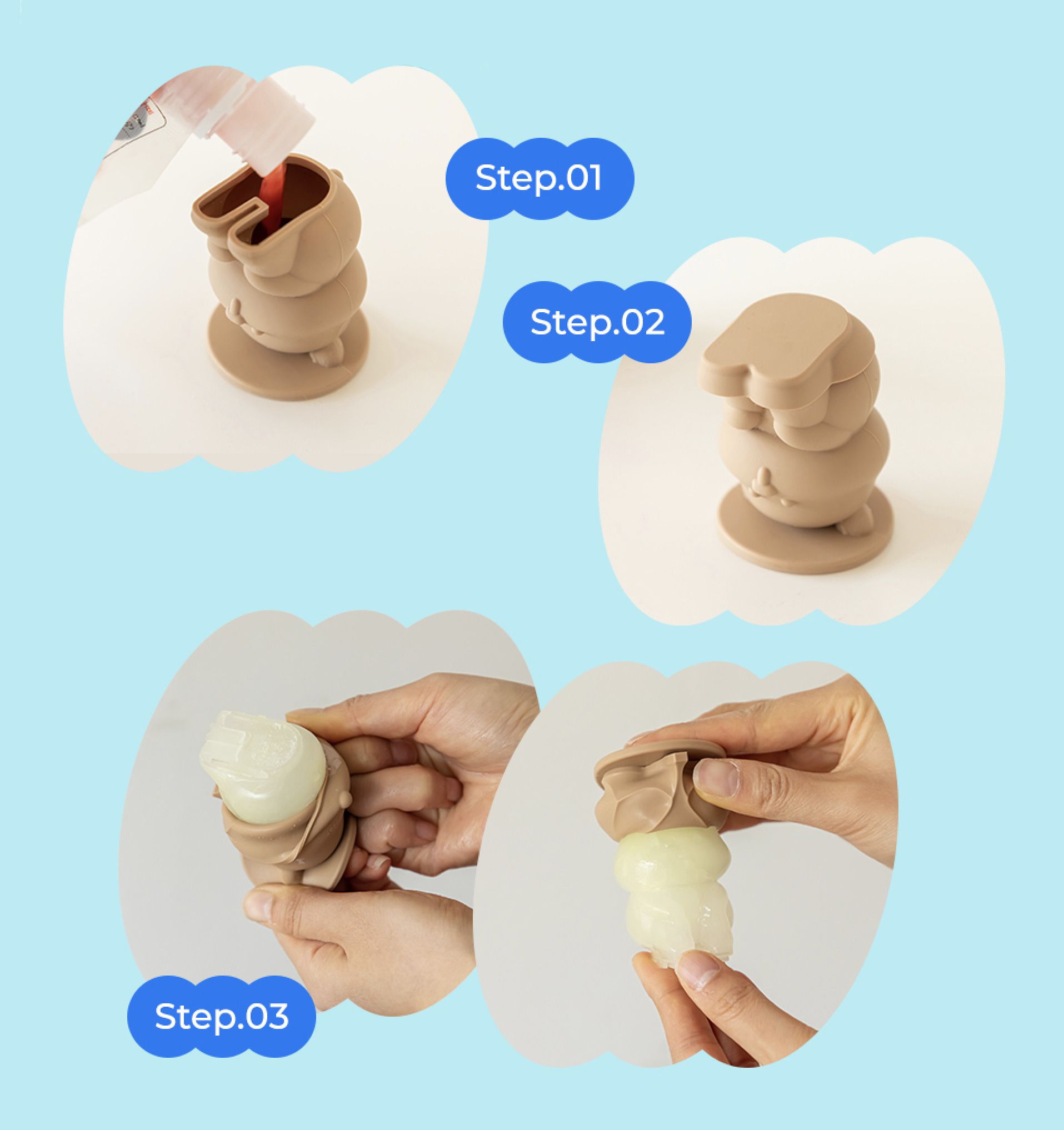MochiThings: Bear Silicone Ice Cube Mold