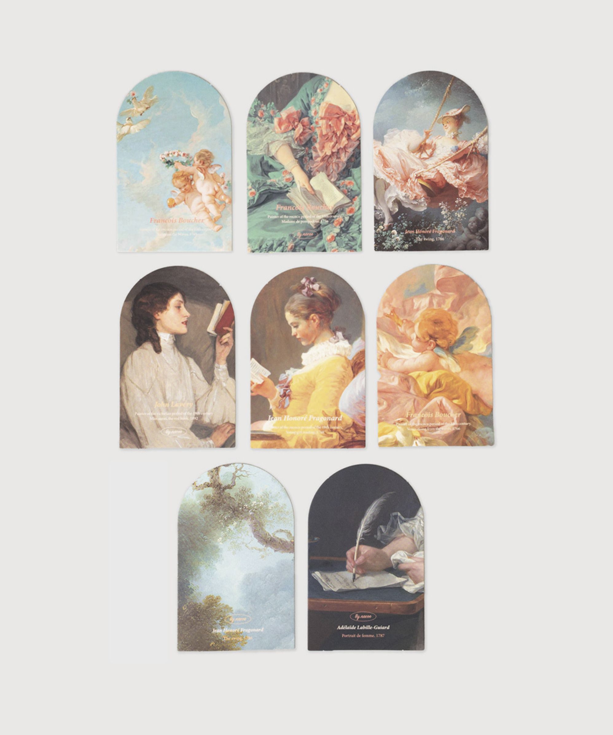 MochiThings: 8pcs Rococo Arch Bookmark Set