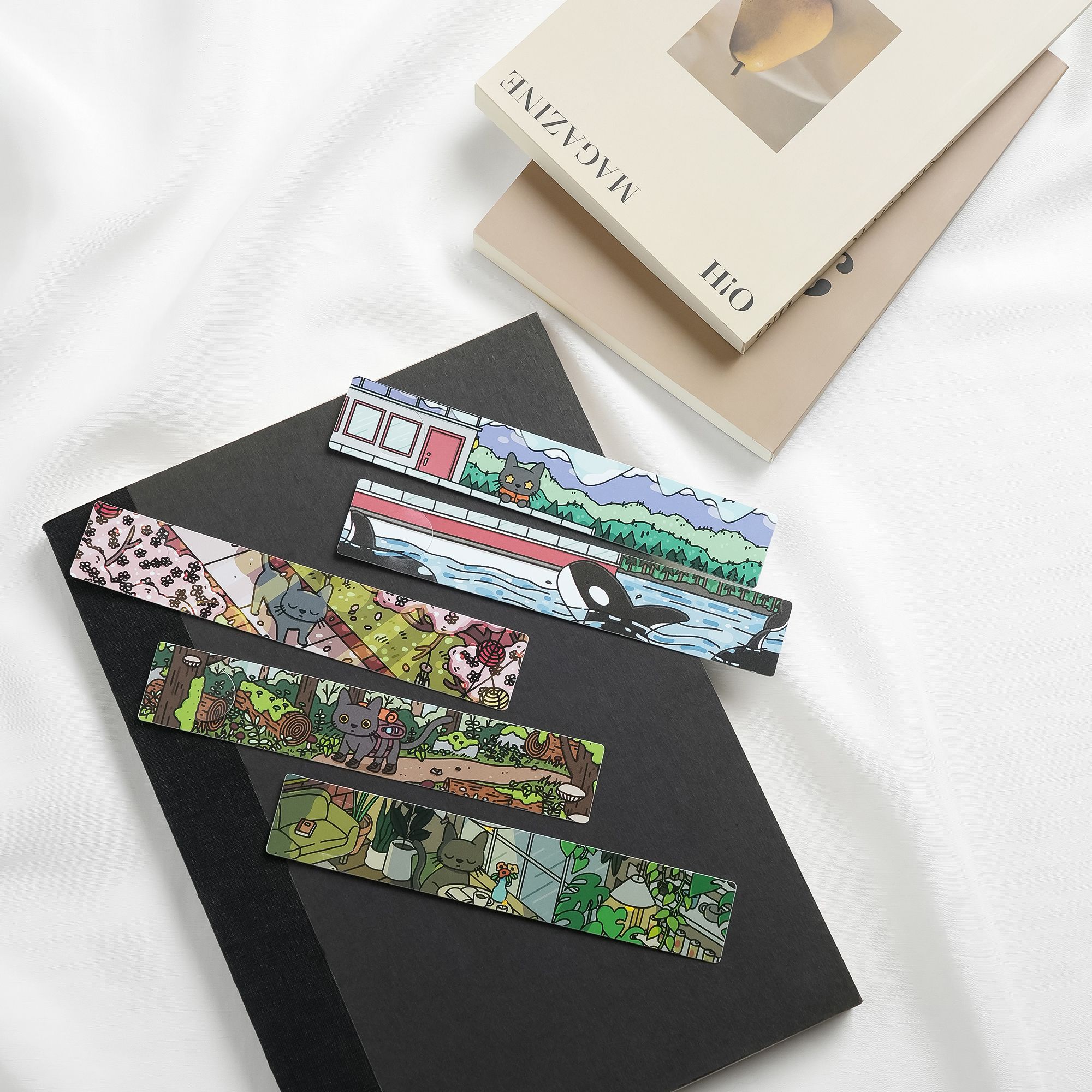 MochiThings: Cat in Seattle Bookmark