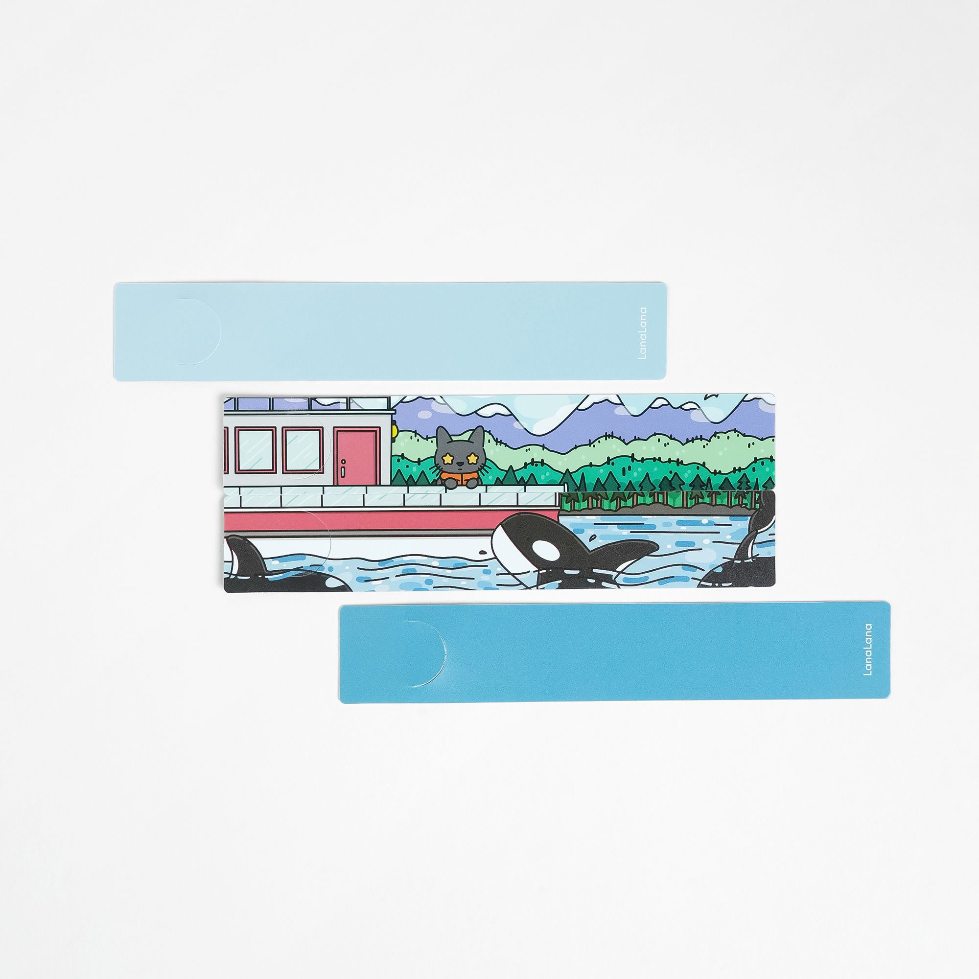 MochiThings: Cat in Seattle Bookmark