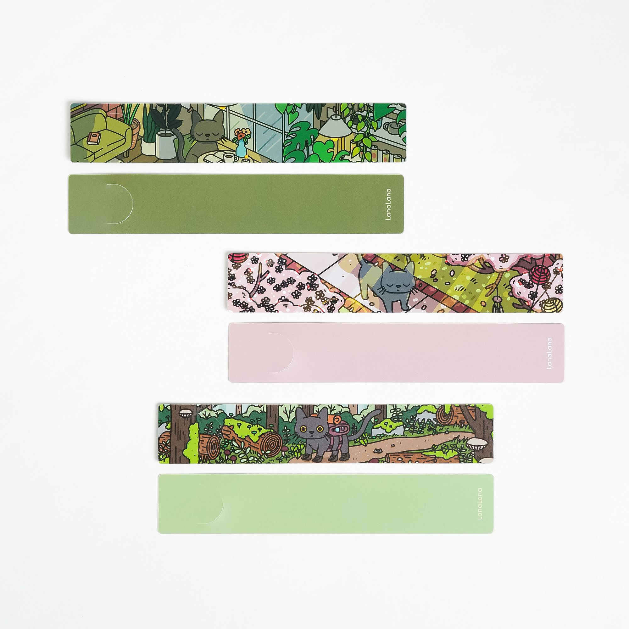 MochiThings: Cat in Seattle Bookmark