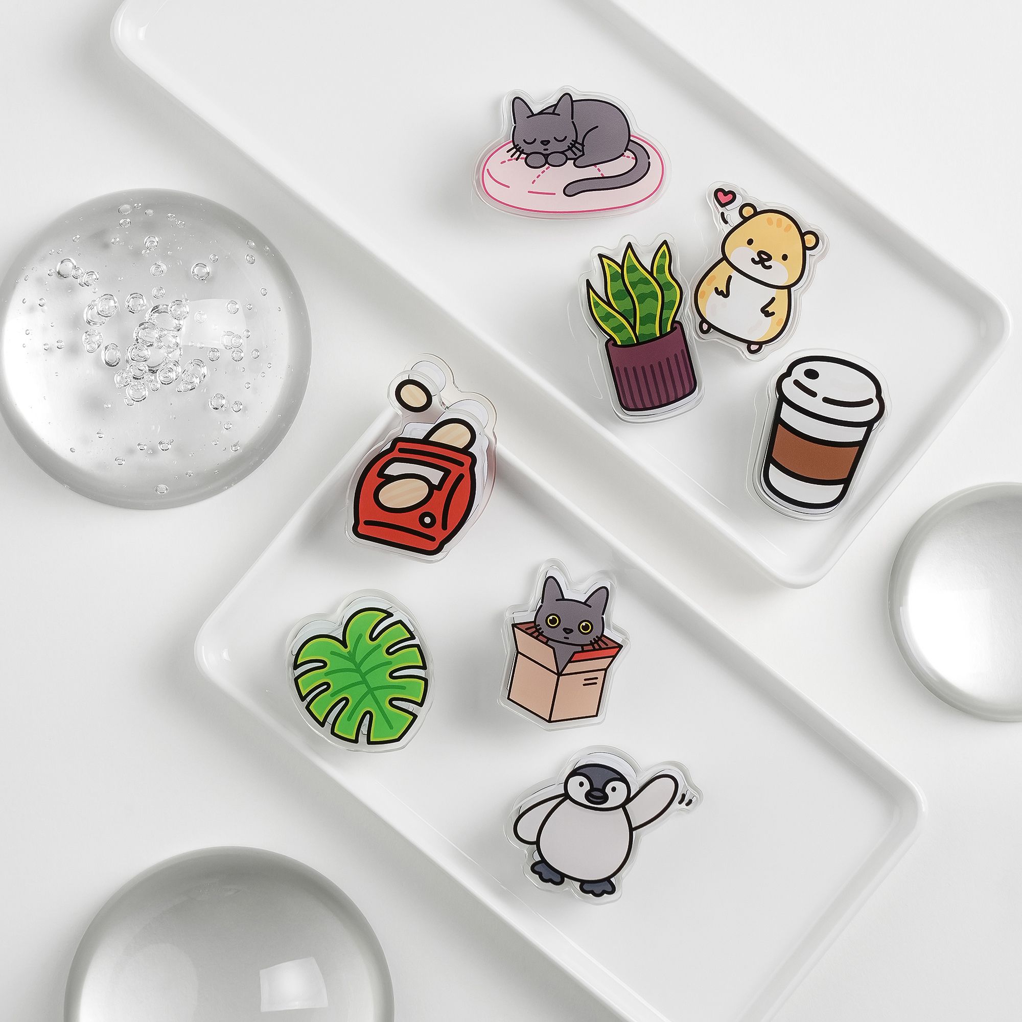 MochiThings: Double-sided Themed Acrylic Clip